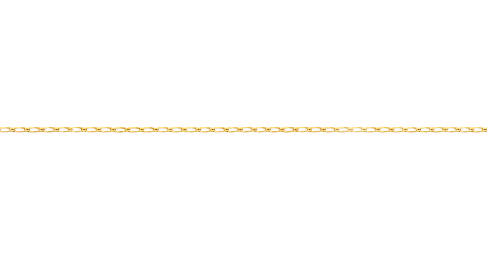9ct Gold 45cm Solid Open Curb Chain | Angus & Coote