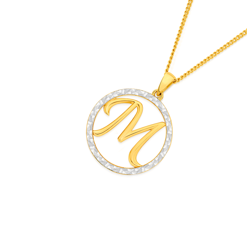 The Letter M In Gold