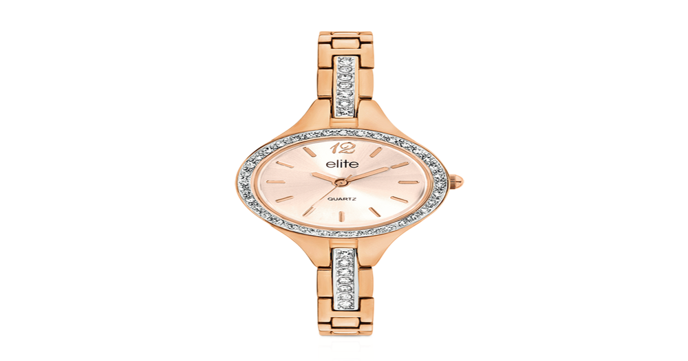 Elite Ladies Bloom Watch in Rose | Angus & Coote