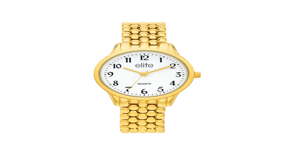Elite Ladies Cleo Watch in Gold | Angus & Coote