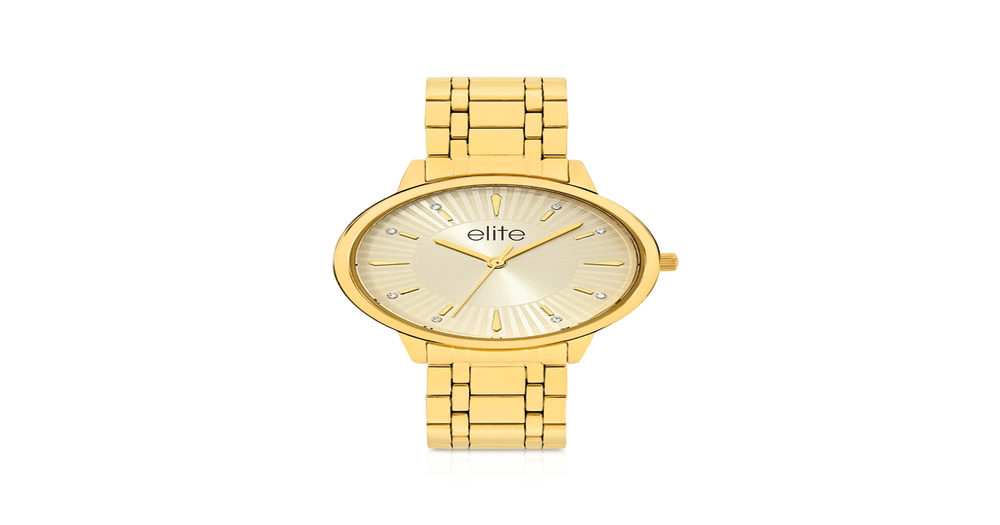 Elite Ladies Elle Watch in Gold | Angus & Coote