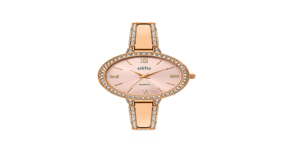 Elite Ladies Penny Watch in Rose | Angus & Coote