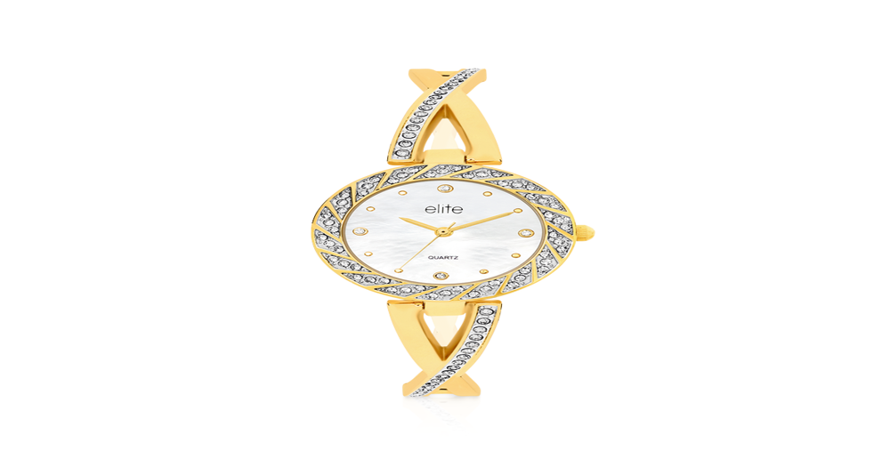 Elite Ladies Watch in Gold | Angus & Coote