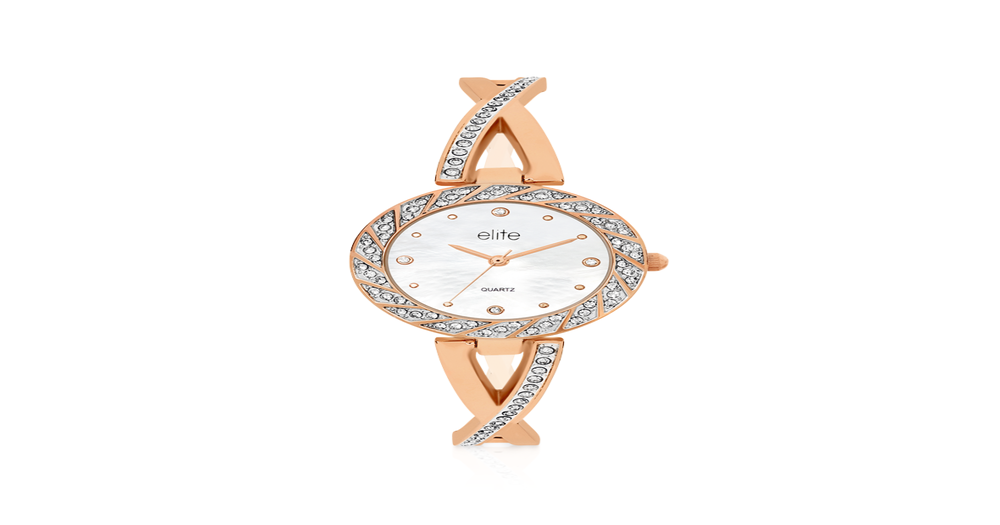 Elite Ladies Watch in Rose | Angus & Coote