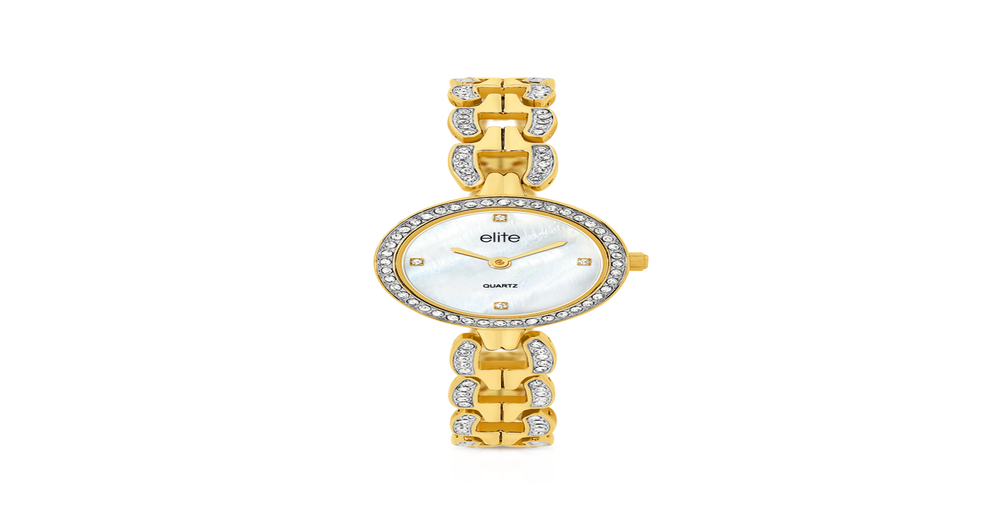Elite Ladies Watch in Gold | Angus & Coote
