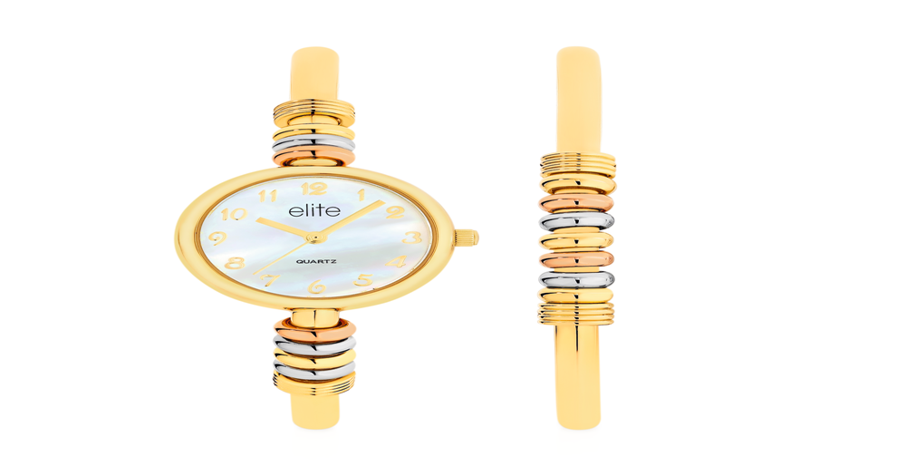 Elite Ladies Watch in Gold | Angus & Coote