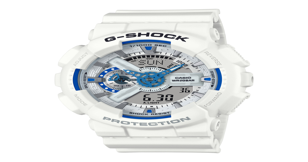 G-shock Ga110hds-7a in White | Angus & Coote