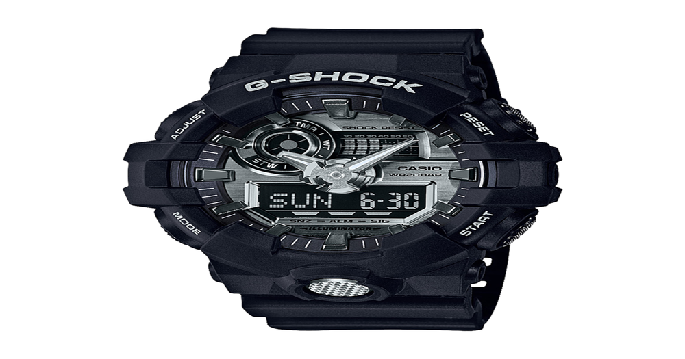 G-shock Ga710-1a in Black | Angus & Coote