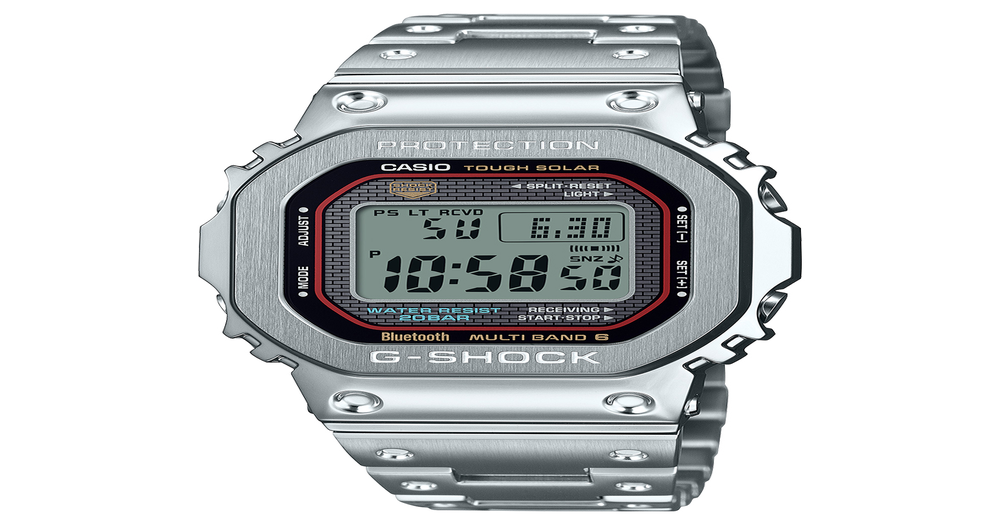 G-shock Gmwb5000d-1c in Silver | Angus & Coote