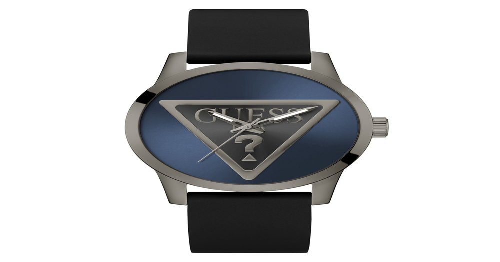 Guess Badge Men's Watch in Grey | Angus & Coote