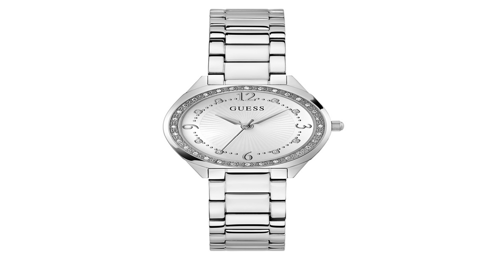 Guess Charlotte Ladies Watch in Silver | Angus & Coote