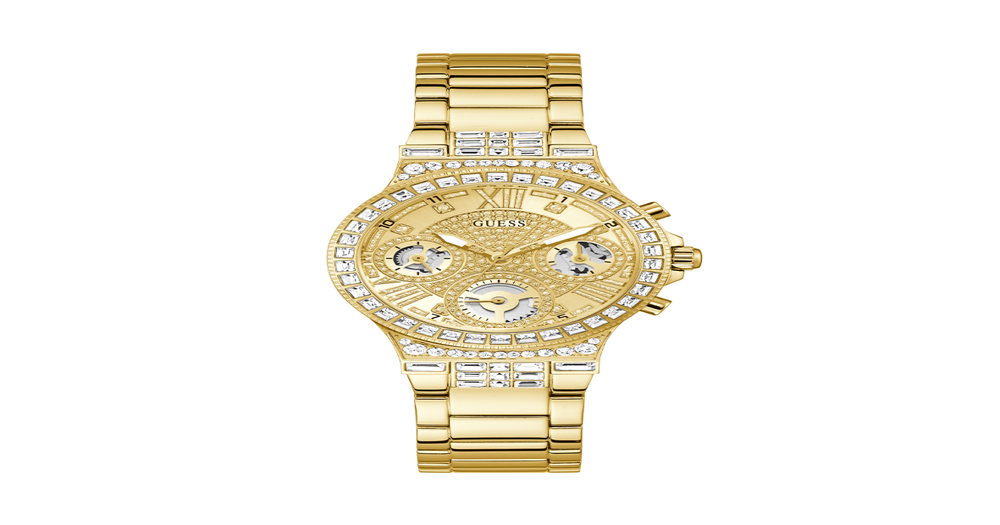 Guess Moonlight Ladies Watch in Gold | Angus & Coote