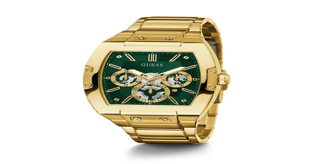 Guess Phoenix Men's Watch in Gold | Angus & Coote