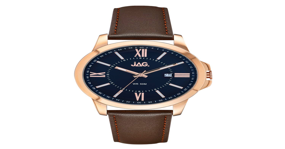 Jag Xavier Men's Watch in Brown | Angus & Coote