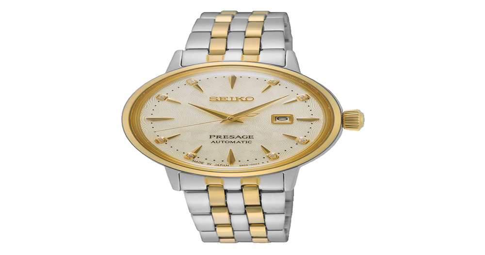Ladies Seiko Presage Watch in Silver | Angus & Coote