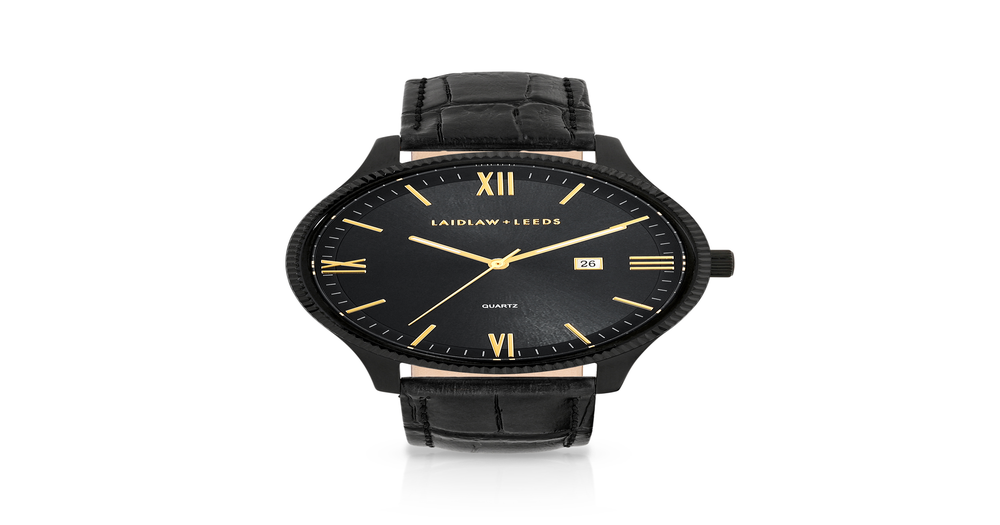 Laidlaw + Leeds George Men's Watch in Black | Angus & Coote