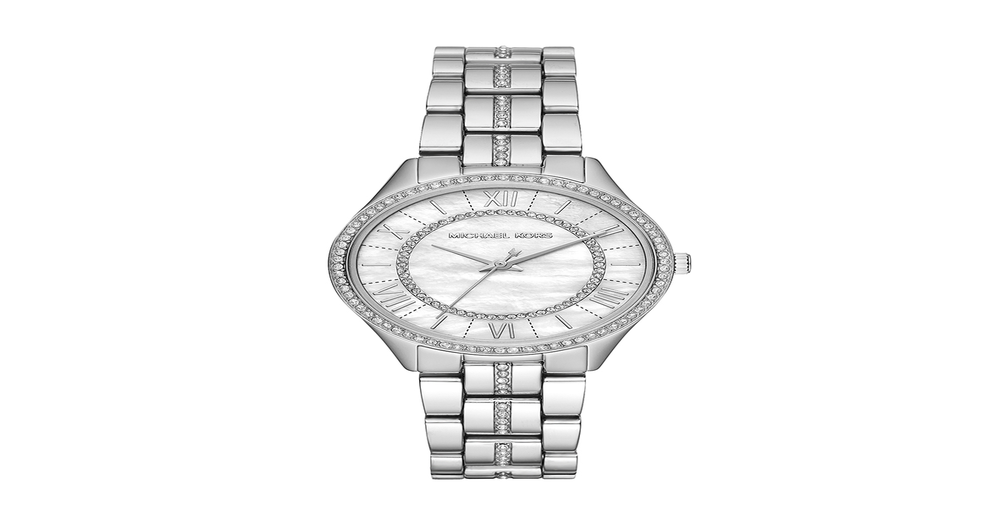 Michael Kors Lauryn Ladies Watch in Silver | Angus & Coote