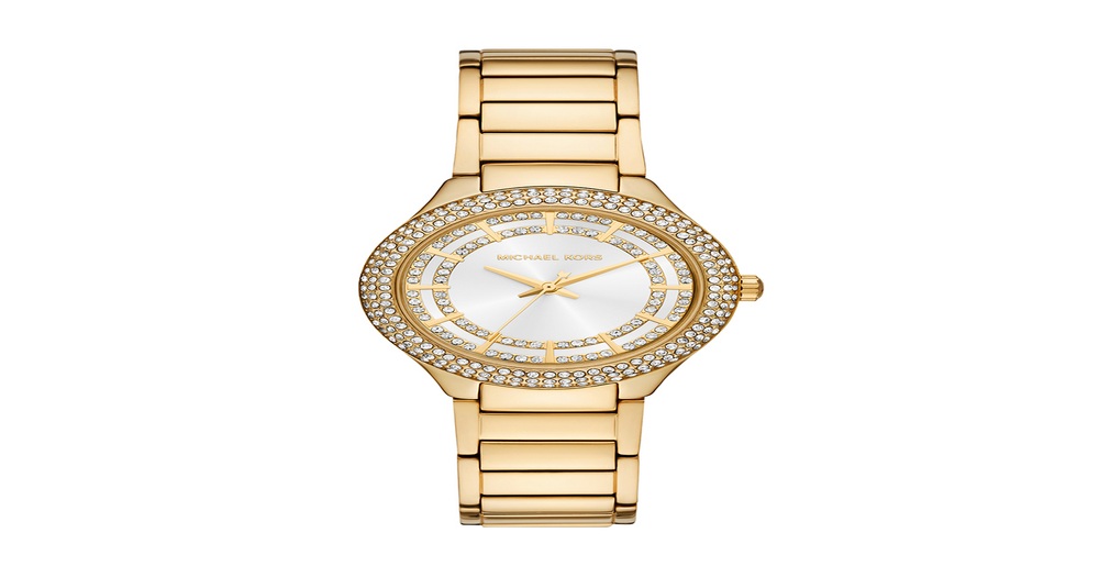 Michael Kors Silvia Ladies Watch in Gold | Angus & Coote